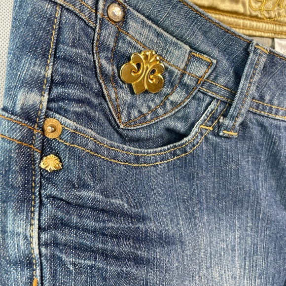 Dereon | Jeans | House Of Dereon Stamped Logo Pockets Gold Accented ...